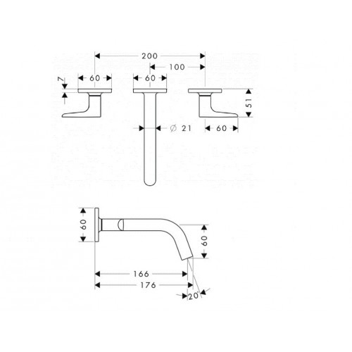 Hansgrohe 34313000 + 10303180