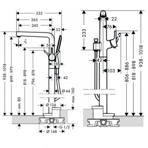 Hansgrohe 72412000 + 10452180