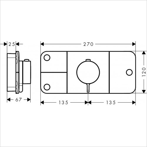 Hansgrohe 45713000 + 45710180