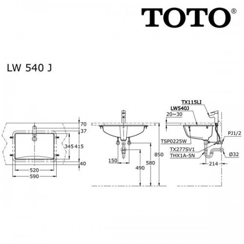 TOTO LW540J