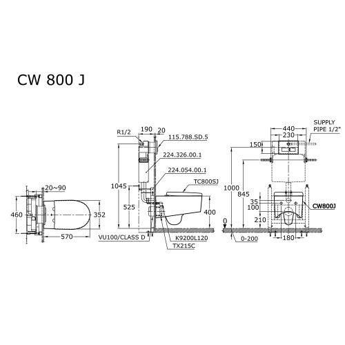 TOTO CW800J